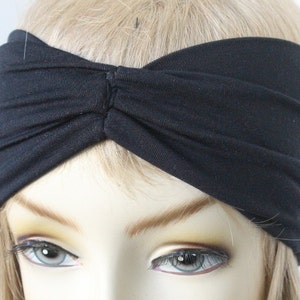 Cute Turbans Headband Black Color Great Accessory for Your Outfit - Etsy