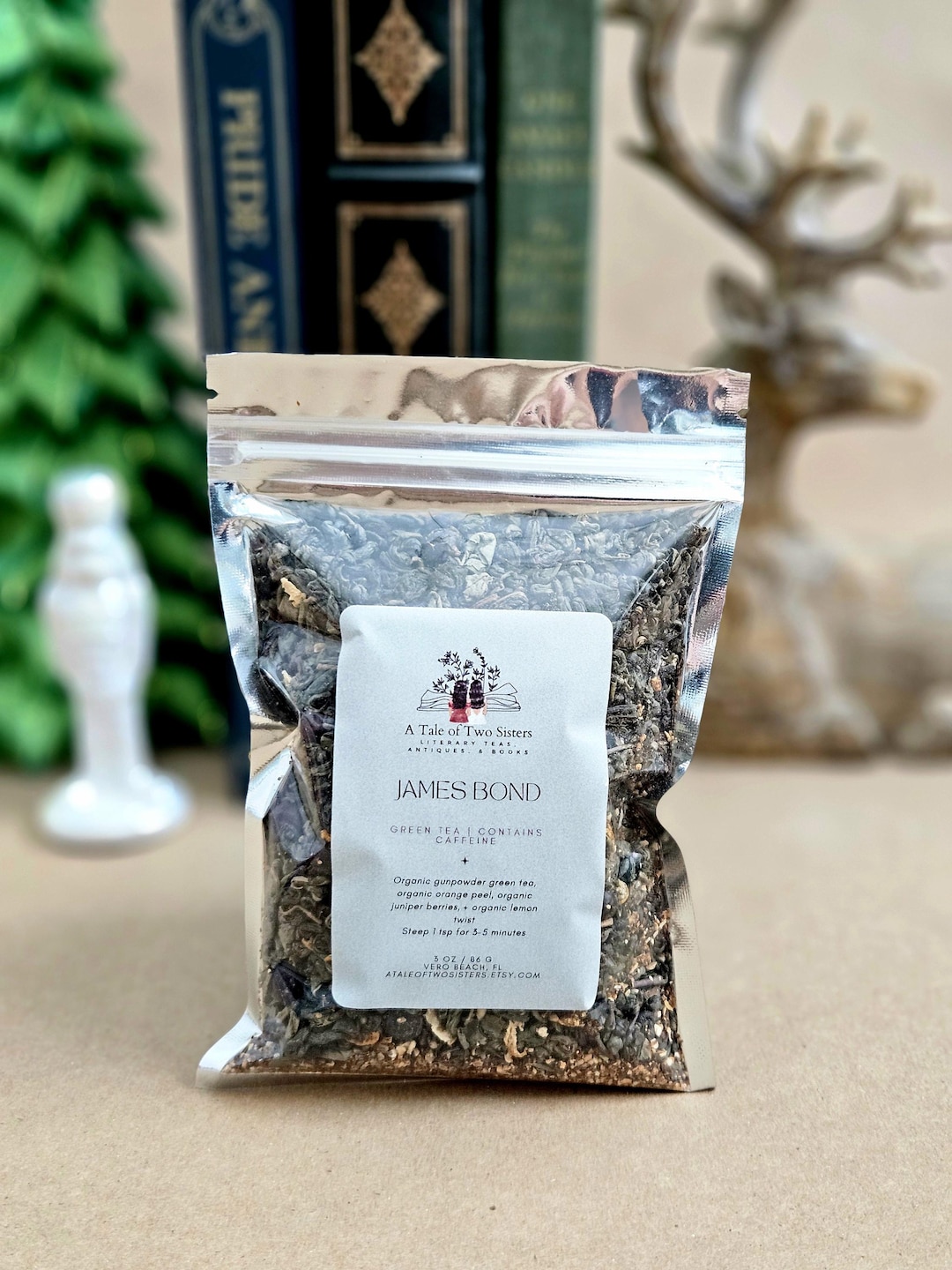 James Bond Inspired Loose Leaf Tea | Literary Tea - Etsy