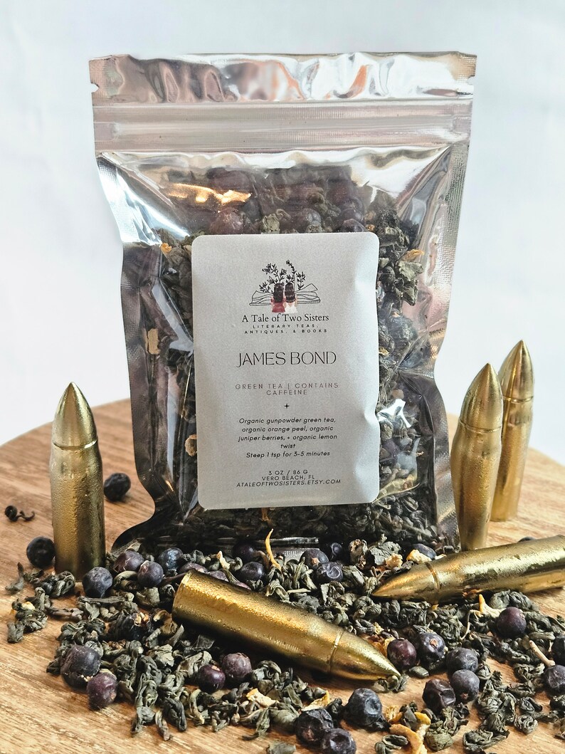 James Bond Inspired Loose Leaf Tea | Literary Tea - Etsy
