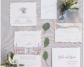 Plantation Wedding Invitations | Etsy