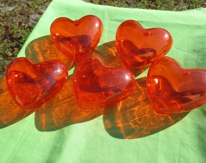 Lot of Fillable Red Plastic Hearts ,party Favors - Etsy