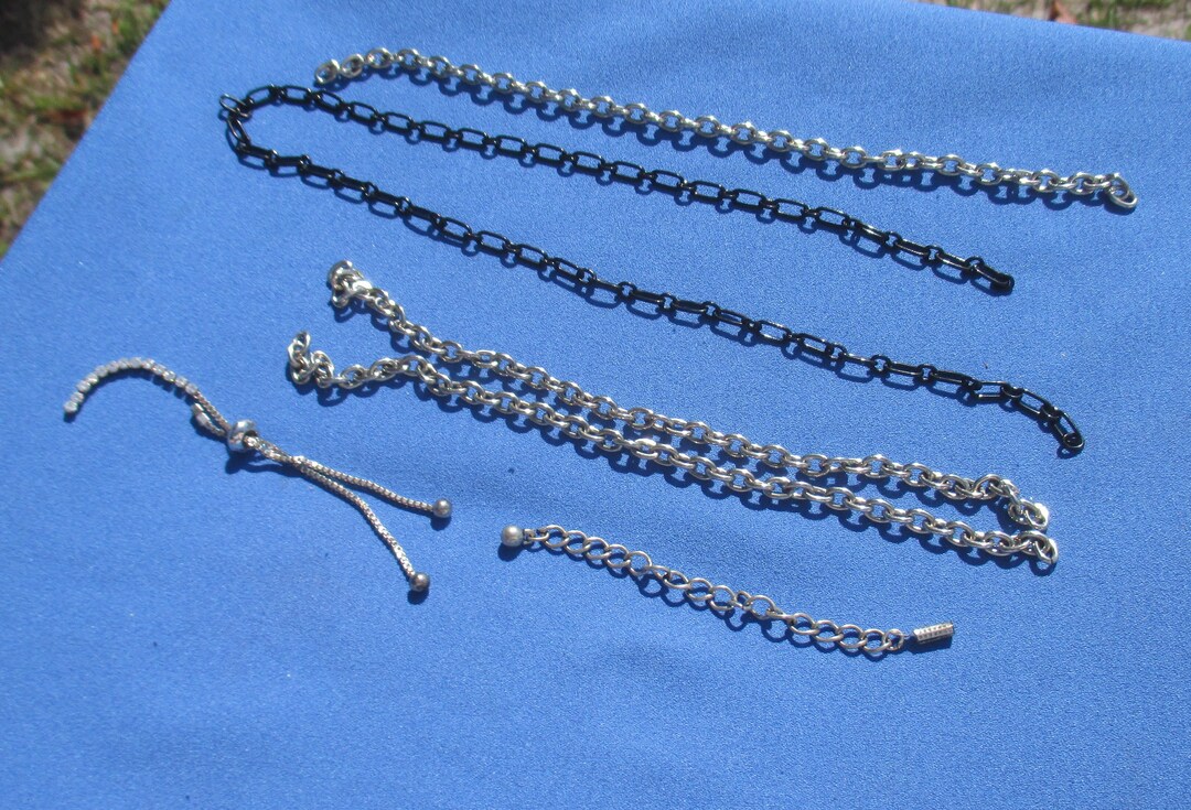 Lot of Assorted Chain Pieces - Etsy