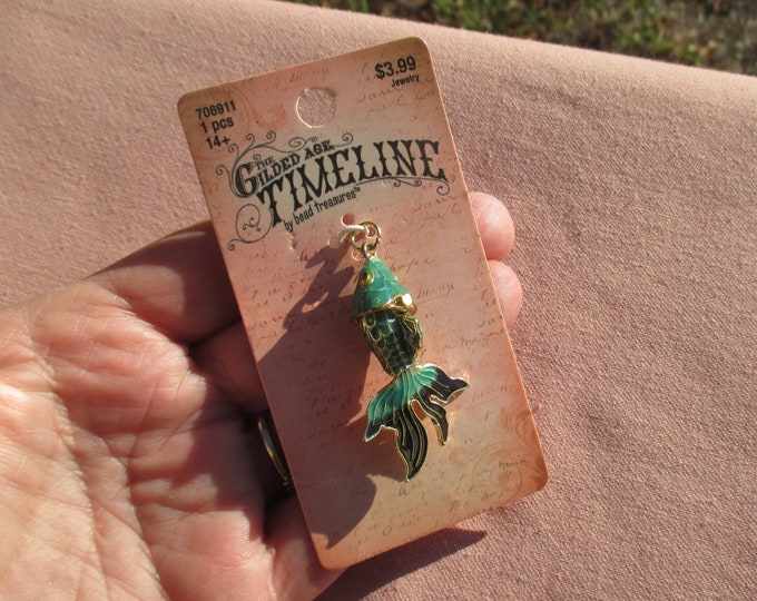 The Gilded Age Timeline by Bead Treasures Koi Fish Enamel Pendant - Etsy