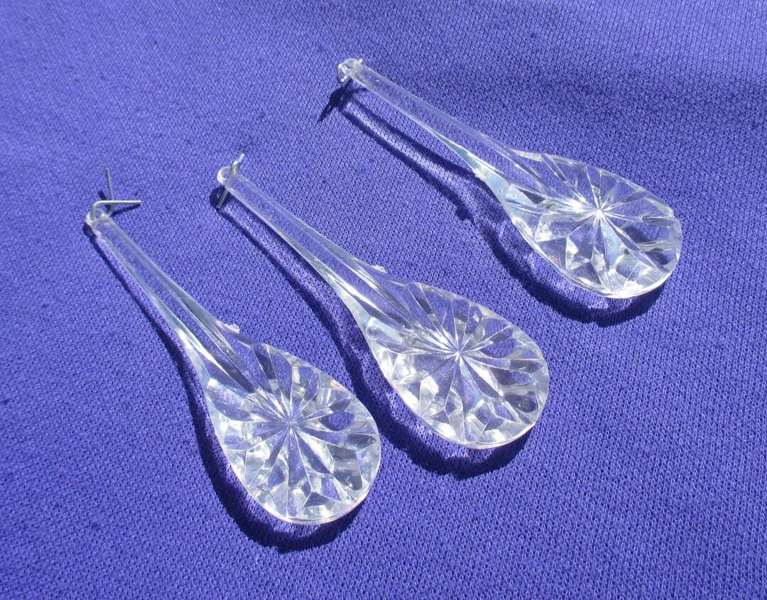 Lot of Clear Acrylic Teardrop Prism Ornaments - Etsy