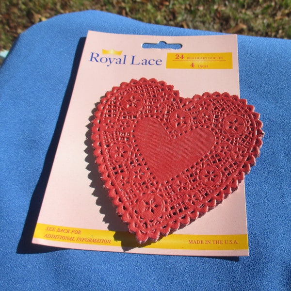 Red Paper Doilies - Etsy