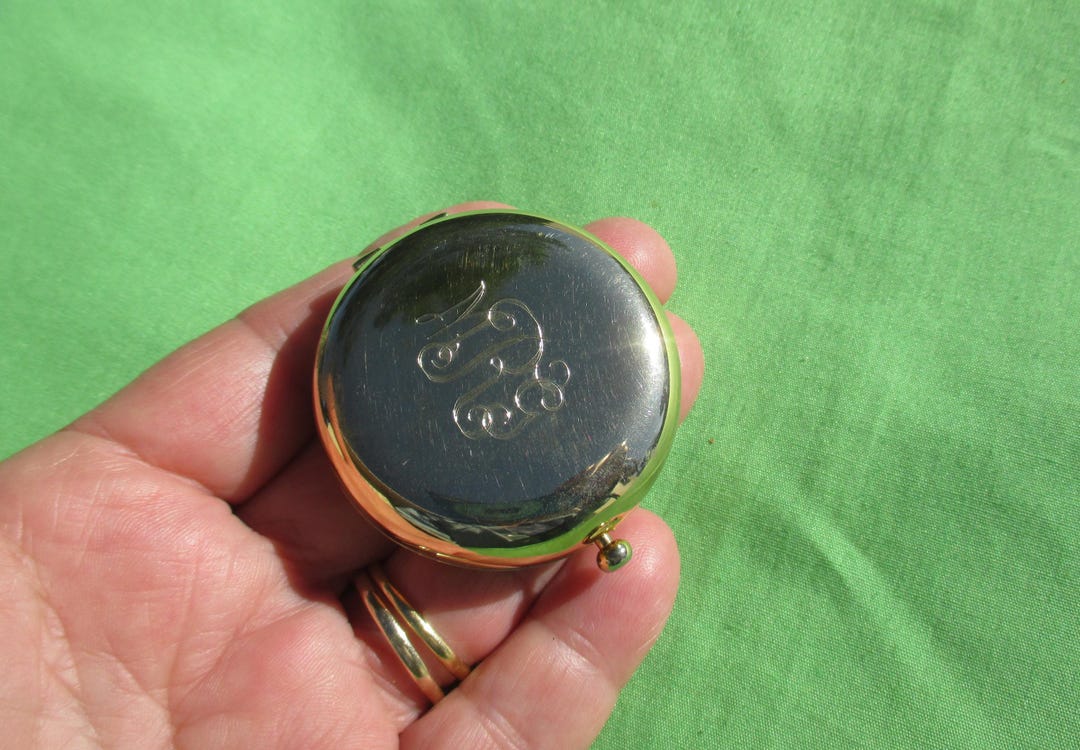 Miniature Estee Lauder Empty Mirrored Monogram Compact - Etsy