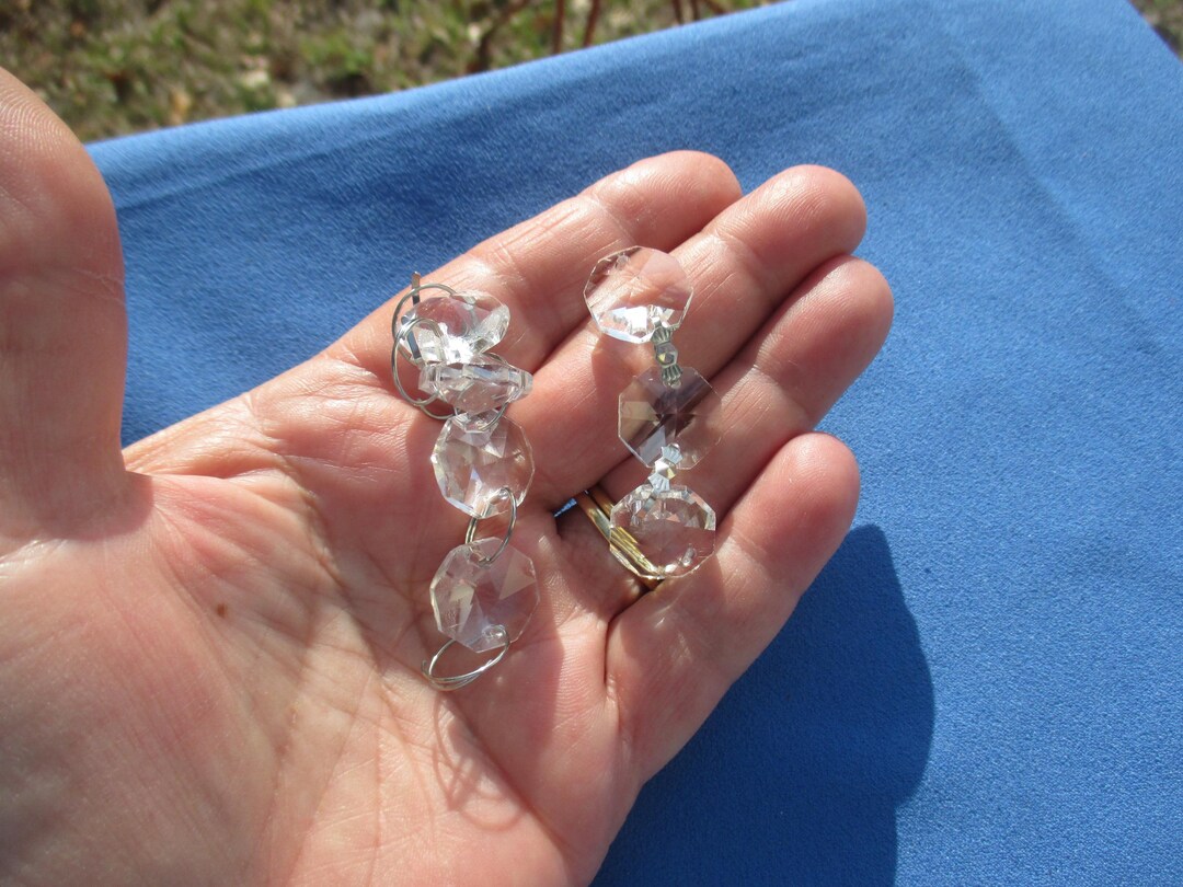 Lot of Octagon Clear Glass Prisms - Etsy