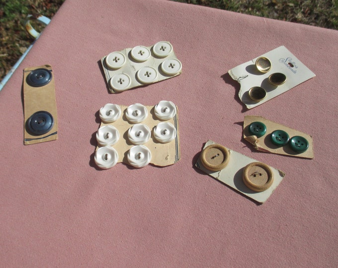 Lot of Assorted Cut up Button Cards With Buttons - Etsy