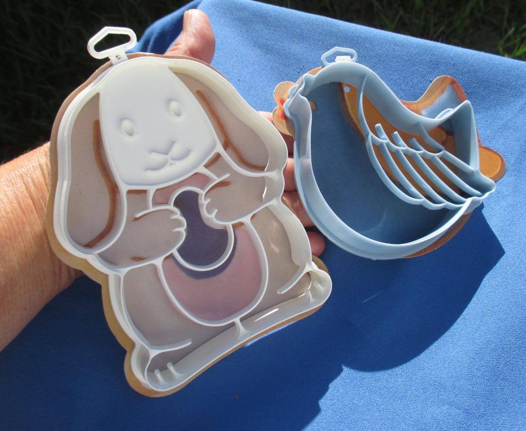 Vintage Hallmark Bunny Bird Cookie Cutters, Shaper - Etsy