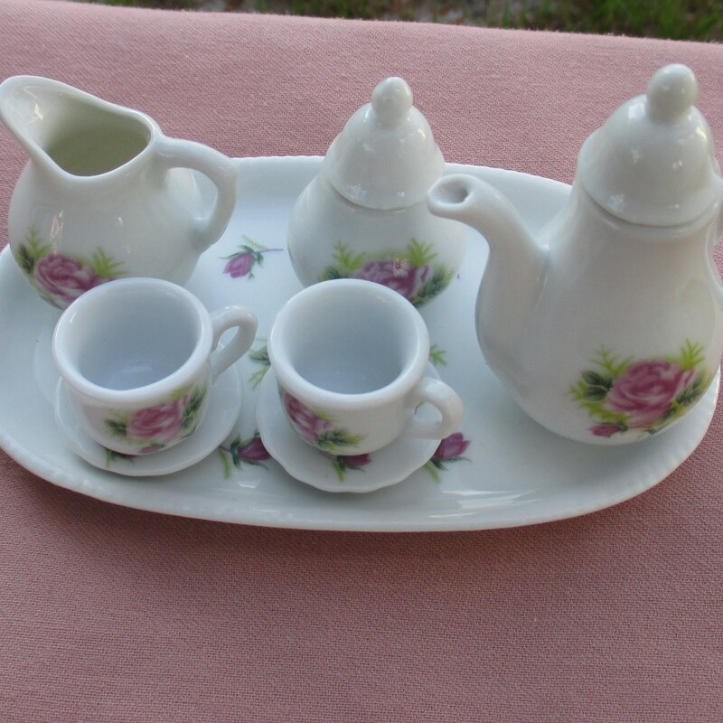 Miniature Tea Set - Etsy