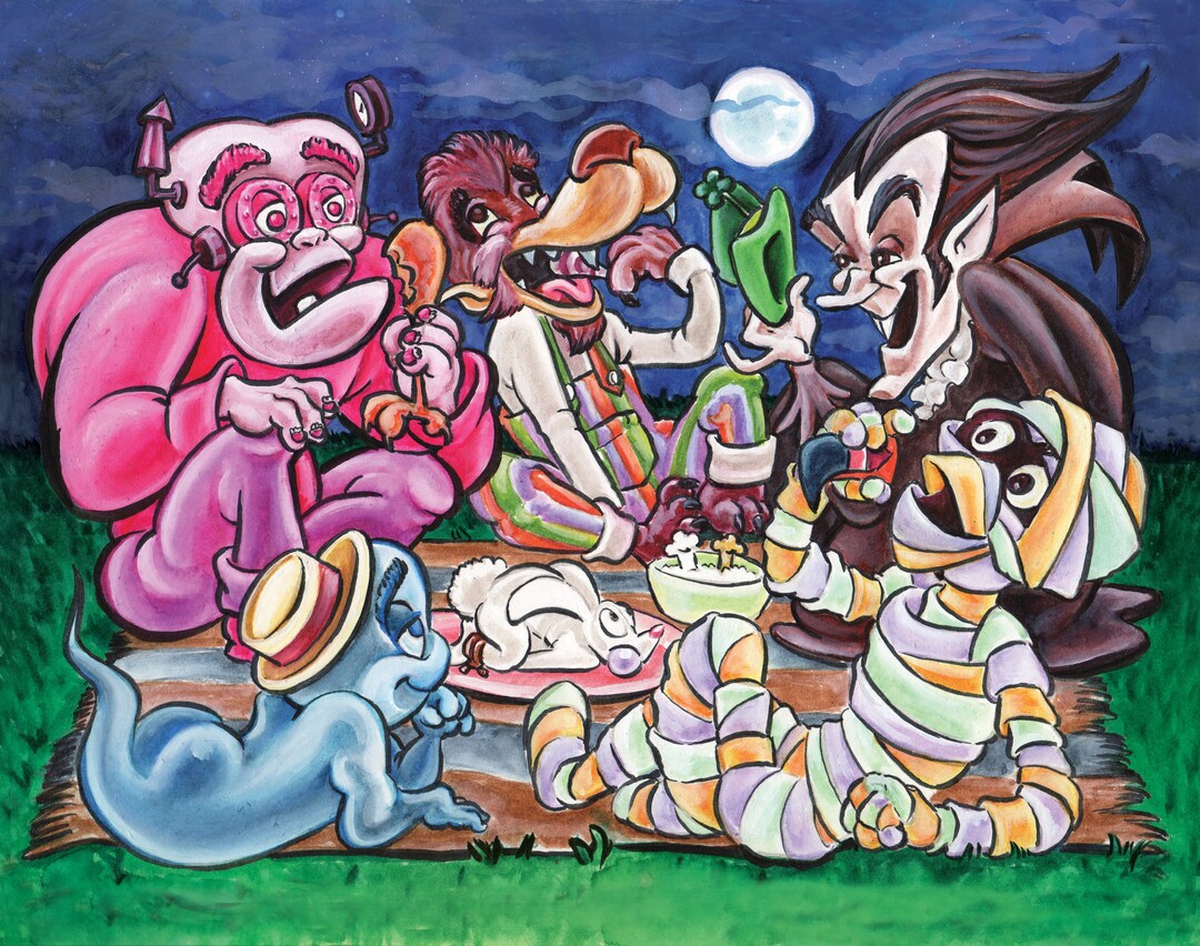 Monster Cereals Count Chocula Frankenberry Booberry Fruit - Etsy