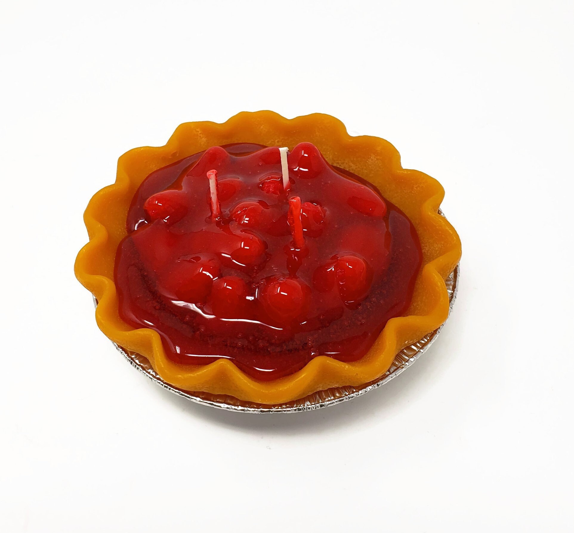 5 Inch Scented Strawberry Pie Candle - Etsy