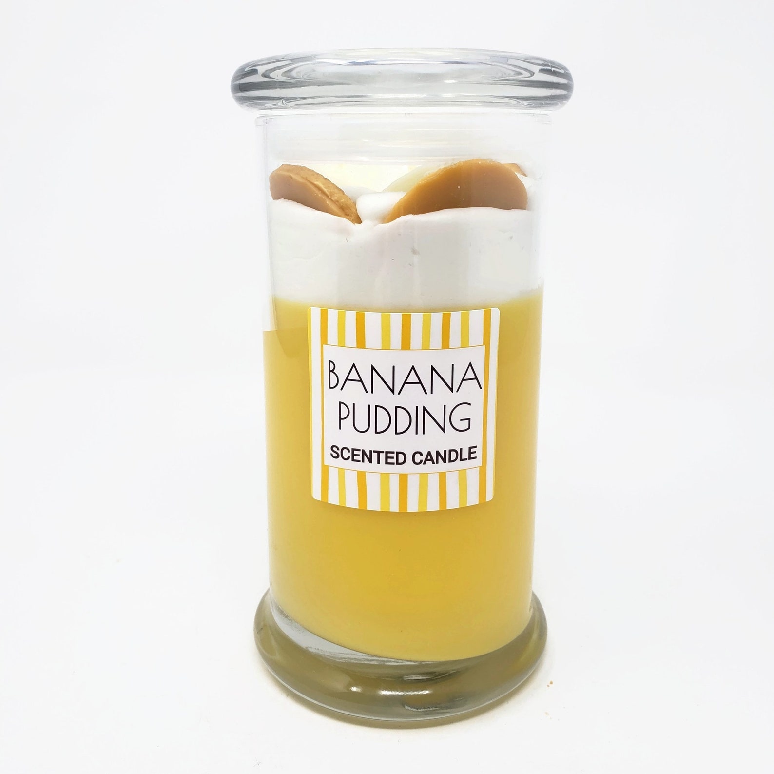 Scented Banana Pudding Candle W/ Lid - Etsy
