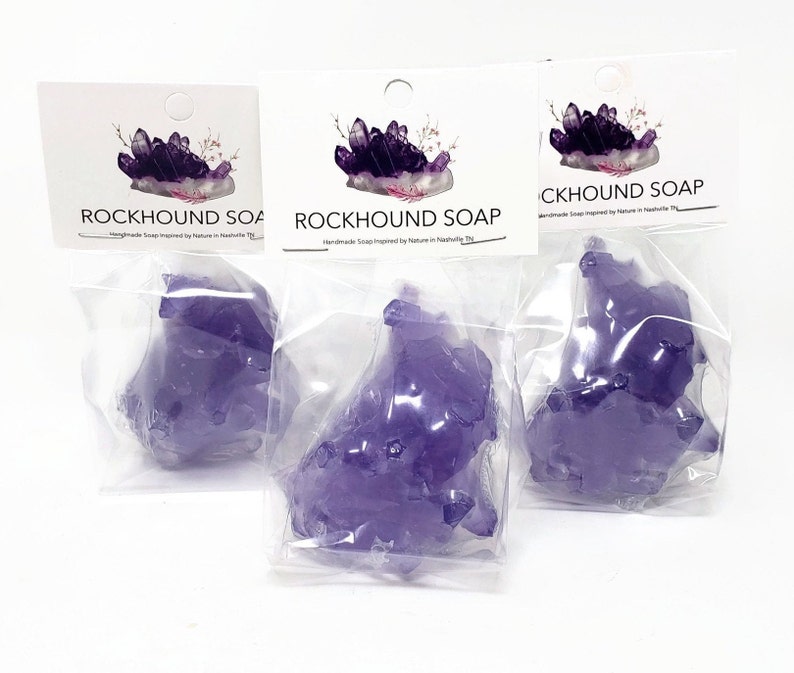 Crystal Shaped Soap Vegan Glycerin Base Watermelon - Etsy