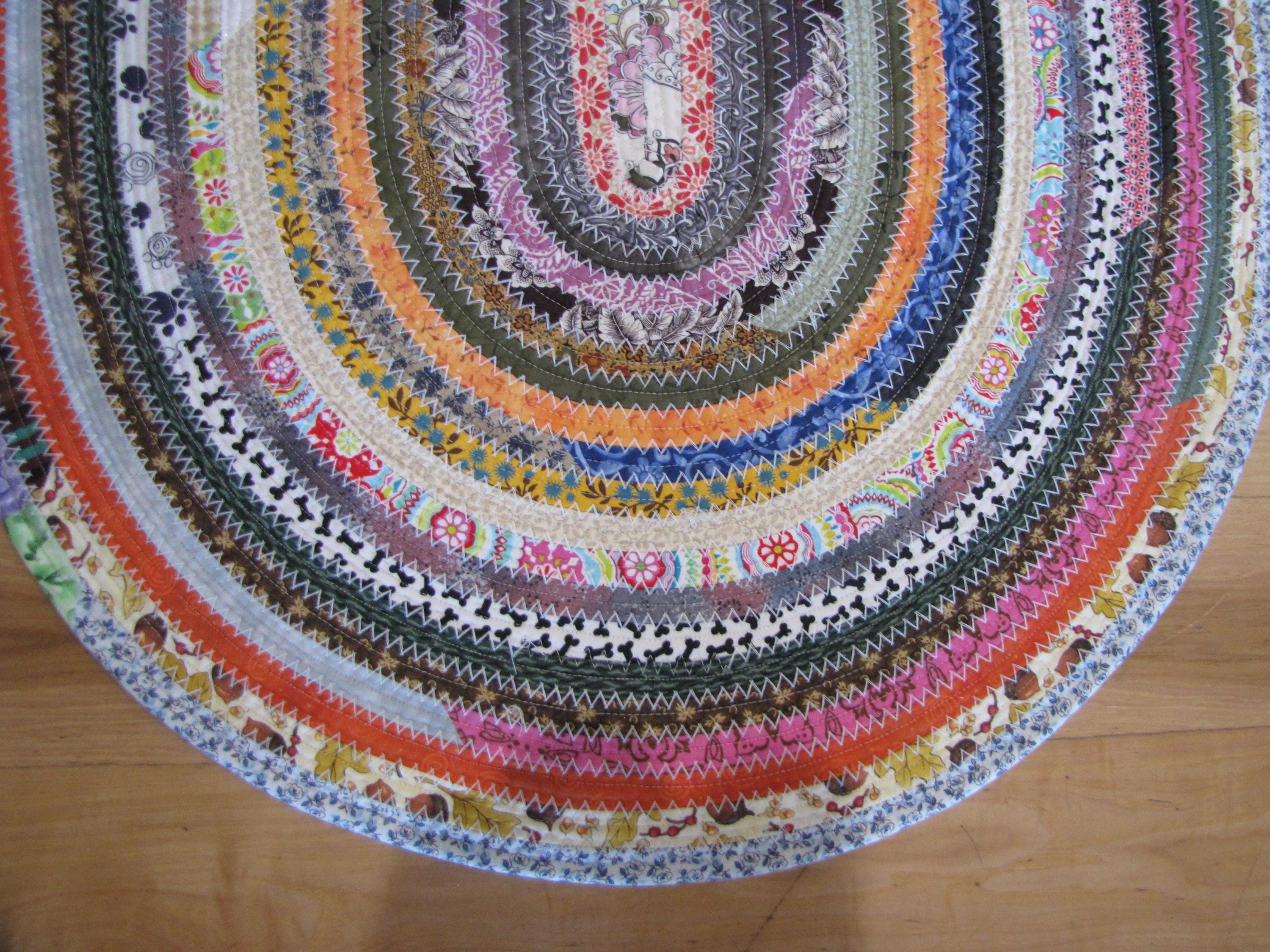 Jelly Roll Scrappy Rug - Etsy