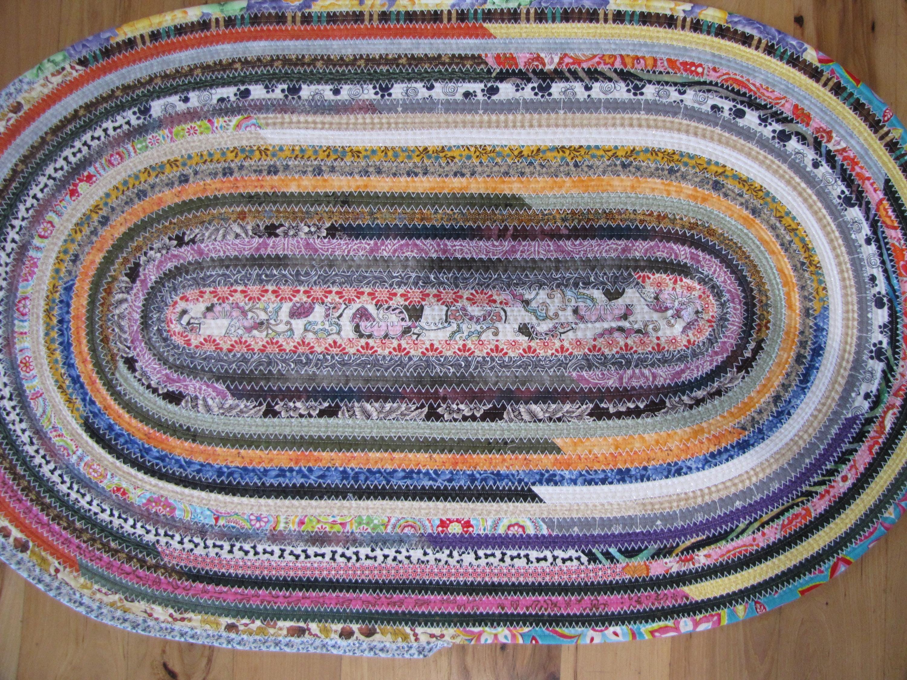 Jelly Roll Scrappy Rug - Etsy