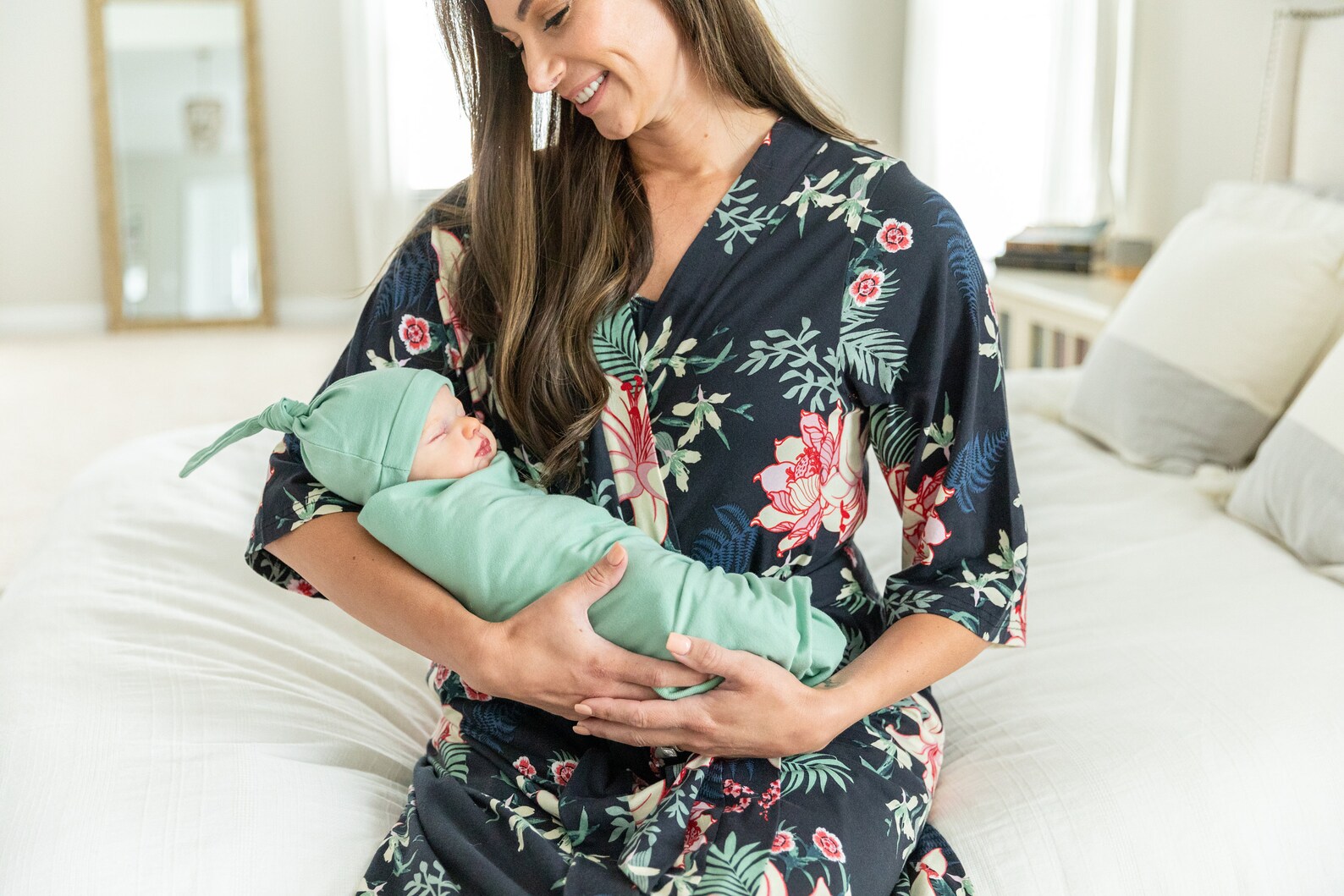 Maternity Nursing Delivery Robe and Gender Neutral Swaddle - Etsy