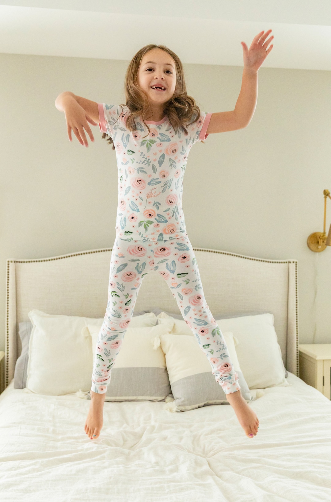 Girl Pajama Set 2 8 Years / Baby Be Mine Maternity / Ready to - Etsy