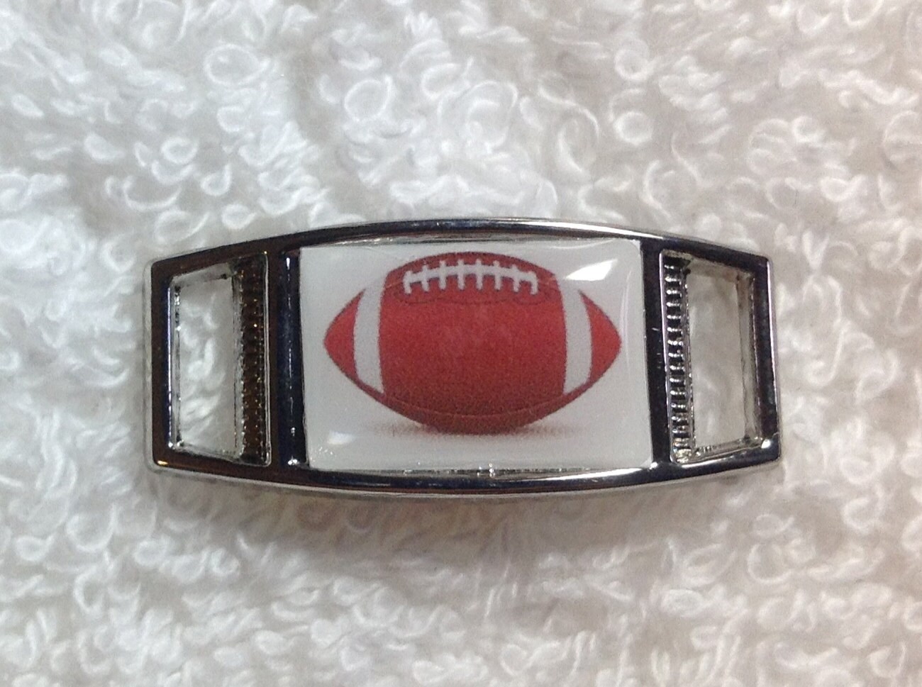 Custom Football Paracord Shoe Lace Charm (1) of Your Choice Oval or ...