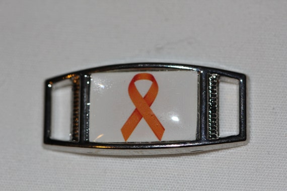 Orange Awareness Ribbon Your Choice 1 Oval or 1 Rectangle | Etsy