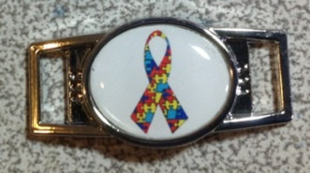 Autism Awareness Ribbon Paracord Shoe Lace Charm - Etsy