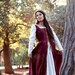 Early Medieval Linen Dress agatha, Sleeveless Dress With Trim, Larp ...