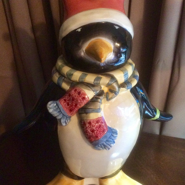 Penguin Cookie Jar - Etsy