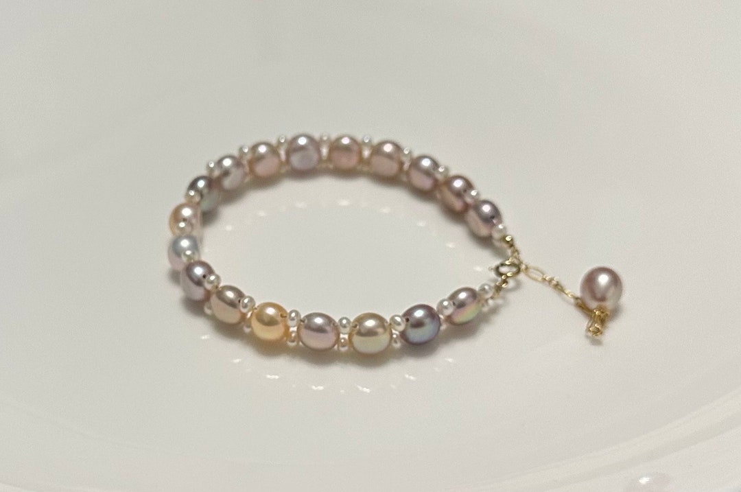 Vintage Fantasy - Unique Pearl Bracelet, Freshwater Pearl Bracelet ...