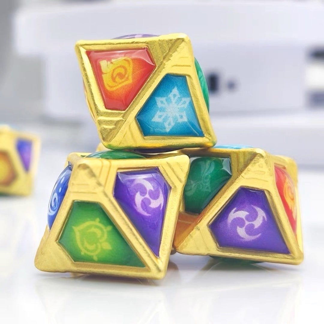 Genshin Impact Genius Invocation TCG Dice - Etsy