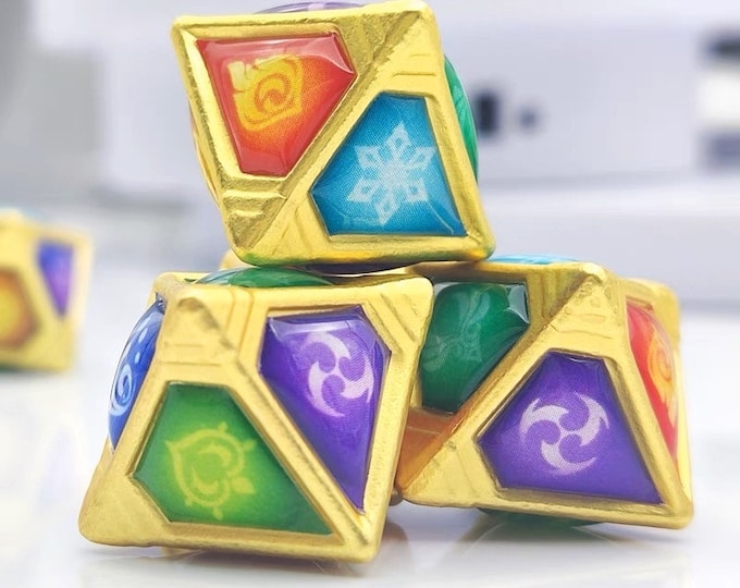 Genshin Impact Genius Invocation TCG Dice - Etsy