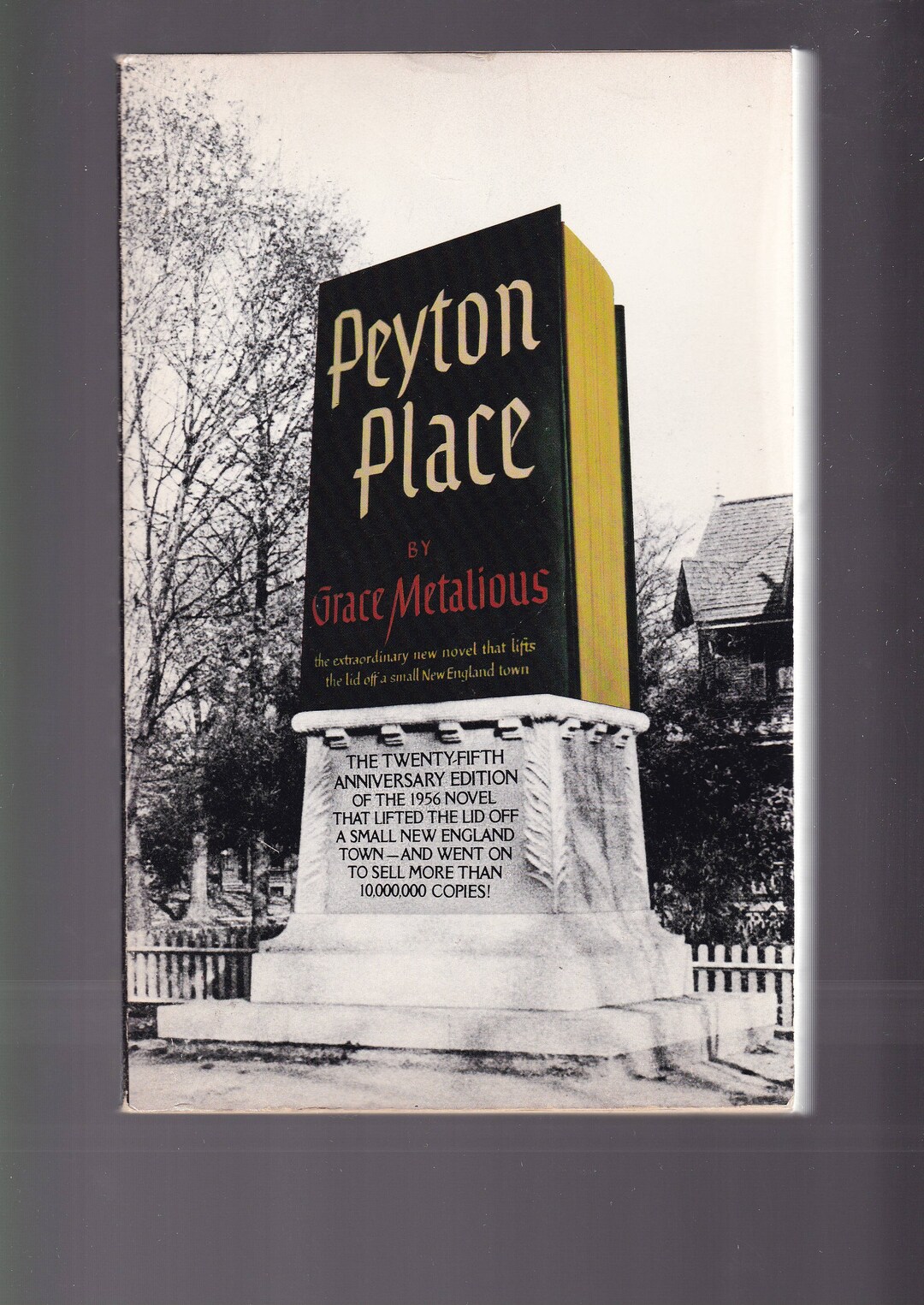 Peyton Place by Grace Metalious. RARE 1981 Fireside 25th Anniversary ...