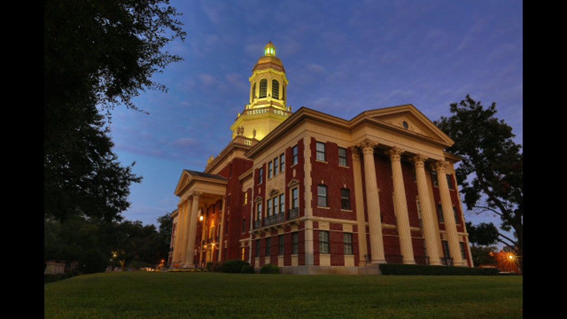 Baylor University Patt Neff Waco Texas Baylor Bear - Etsy