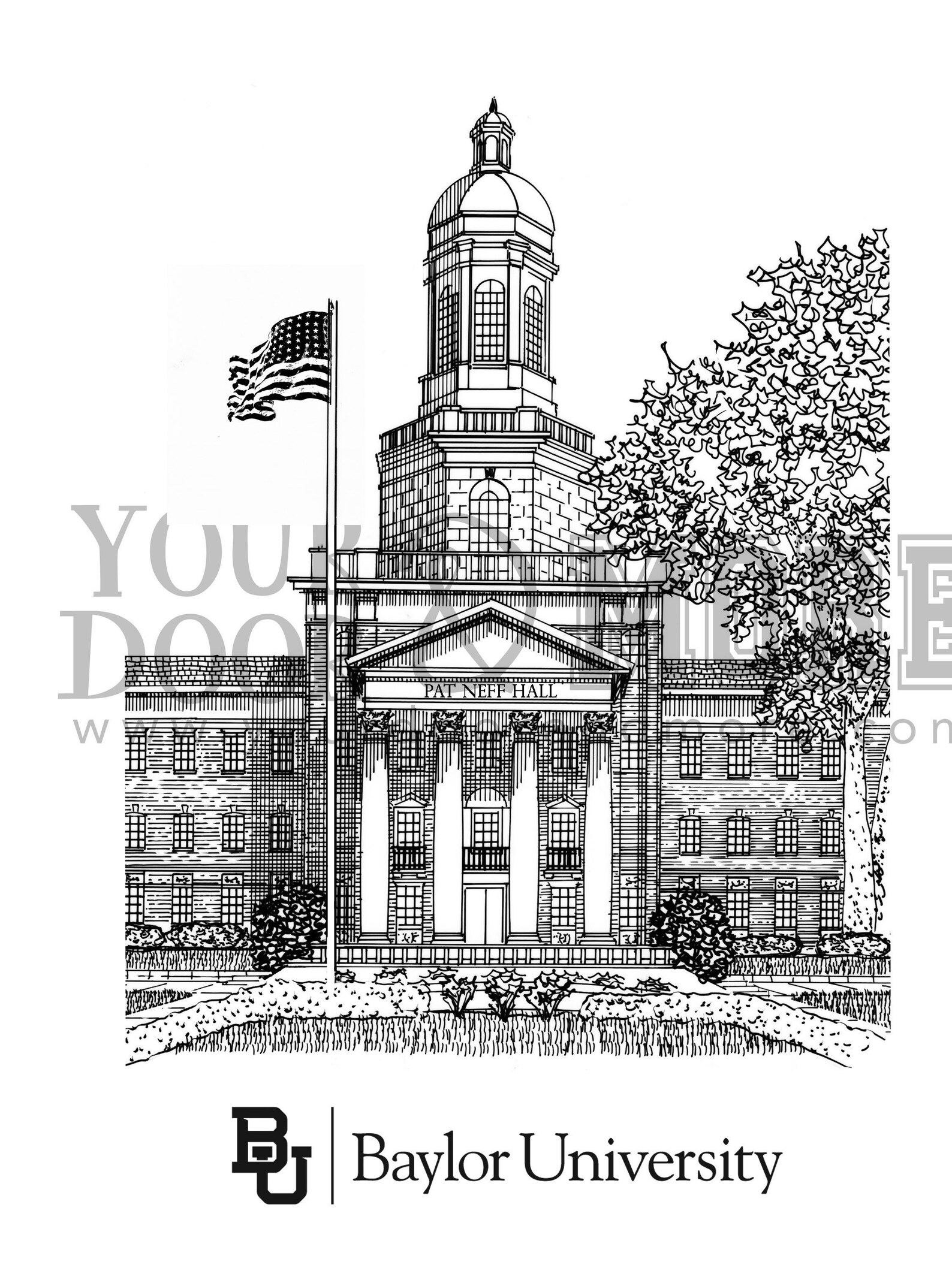 Baylor University Patt Neff Waco Texas Baylor Bear Graduation Gift Alum ...