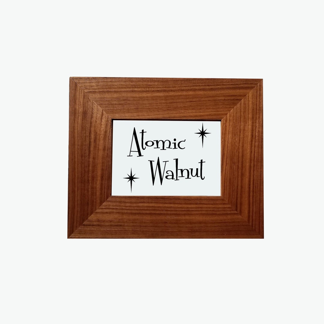 Custom Walnut Picture Frames for Wedding Photos, Family Photos, Pet ...