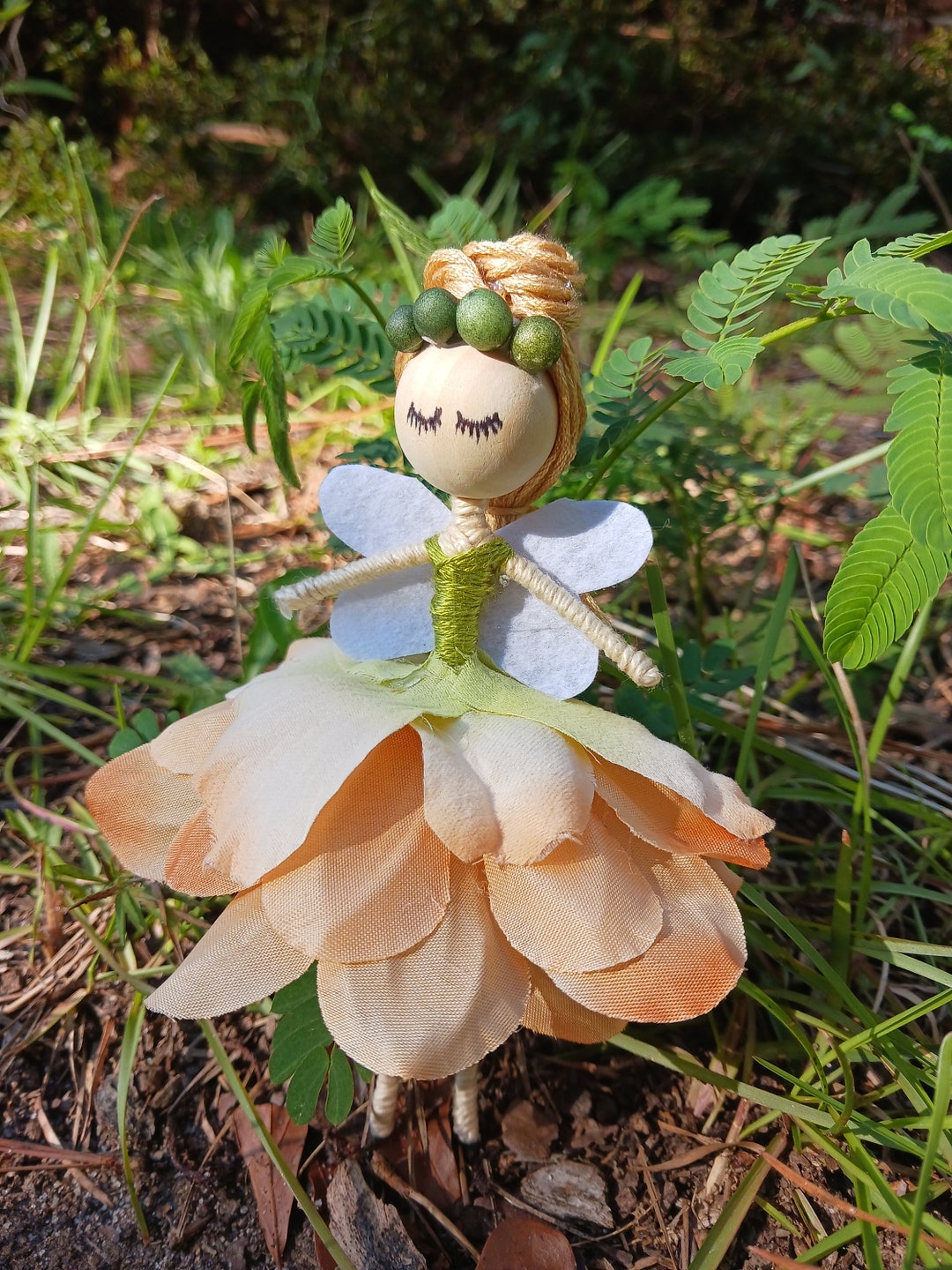 Lucy Handmade Flower Fairy Doll Waldorf Gift Fall - Etsy