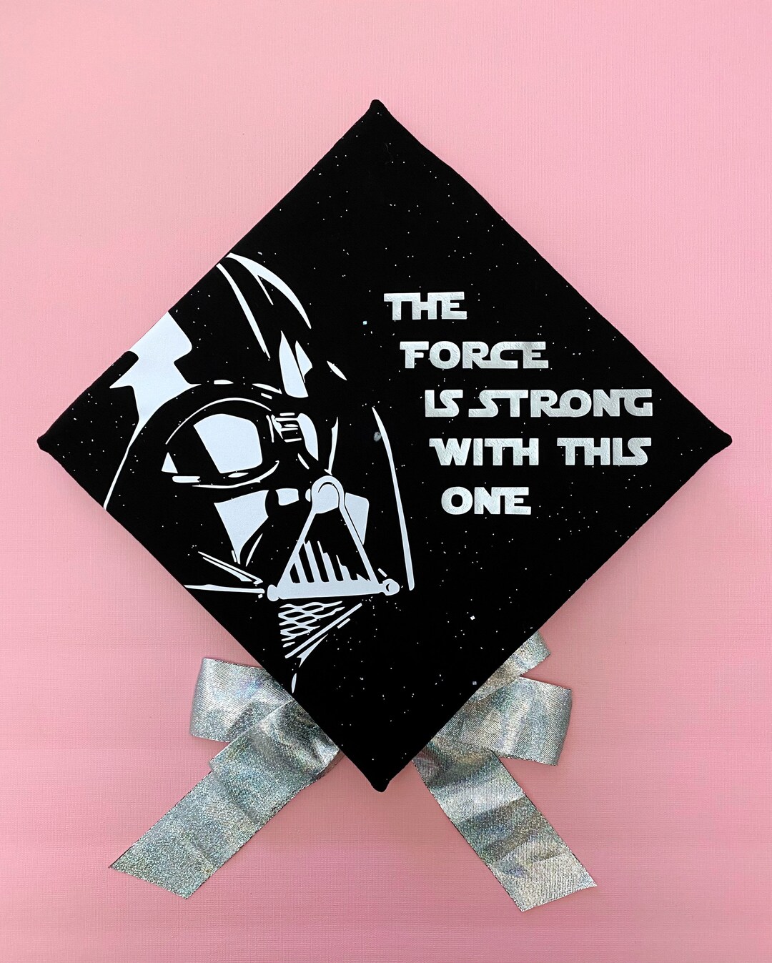 Star Wars Darth Vader Grad Cap Topper Ready Made Fabric Grad Cap Topper ...
