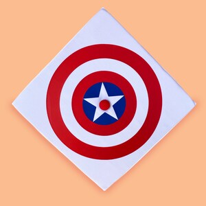 Captain America Shield Grad Cap Cover - Etsy