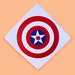 Captain America Shield Grad Cap Cover - Etsy