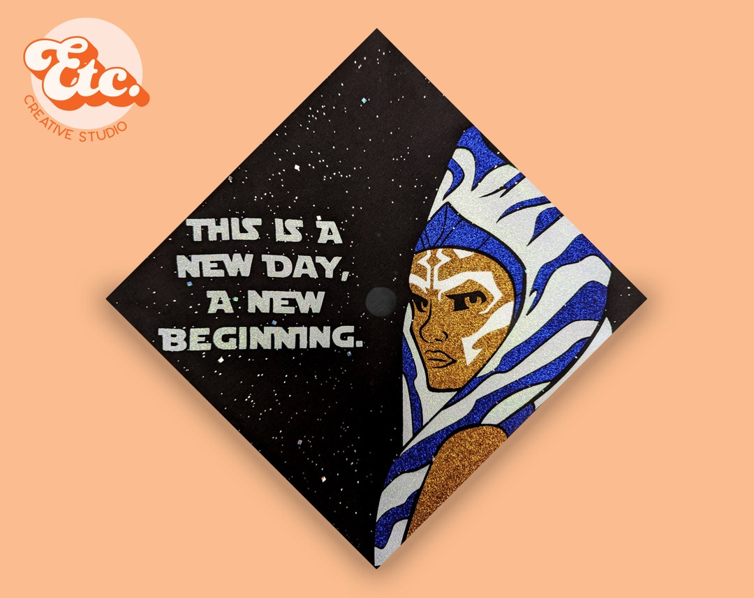Ahsoka Tano Graduation Cap Cover - Etsy