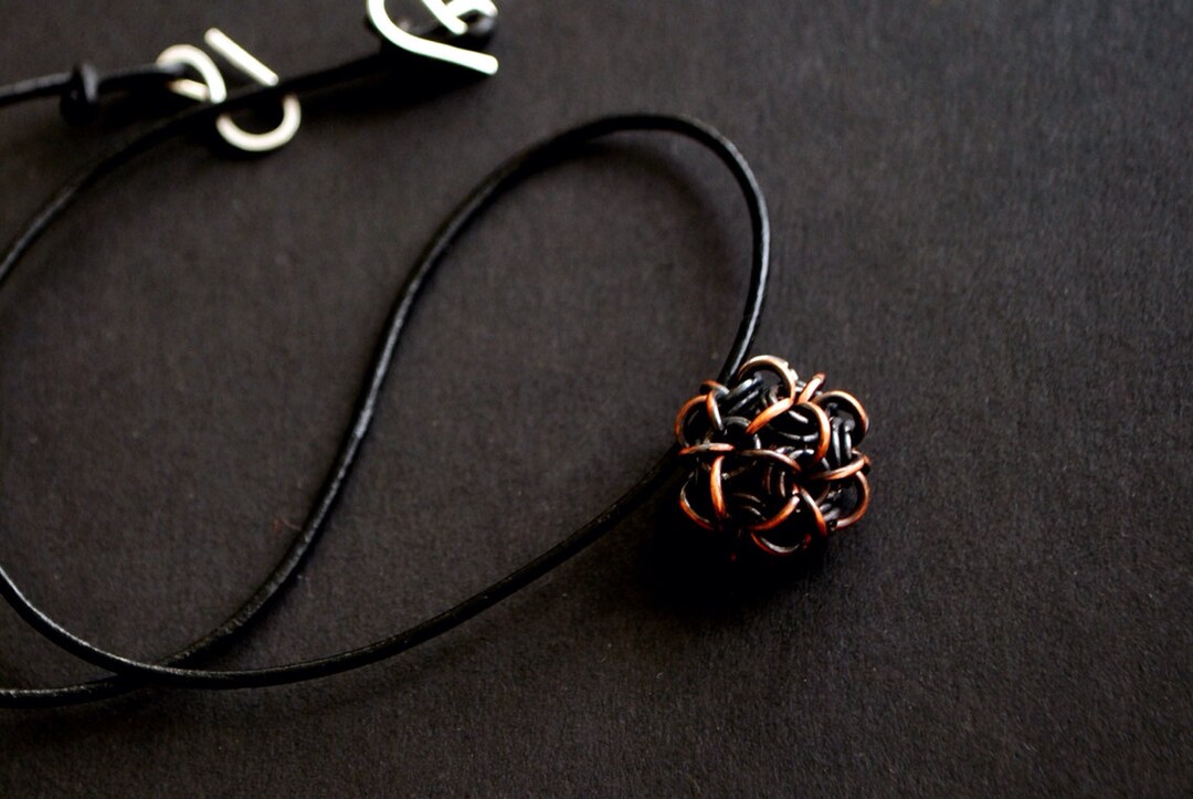 Chainmaille Japanese Ball Pendant - Etsy