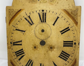 Antique Wood Clock Face - Etsy