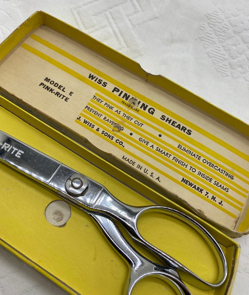 Vintage Wiss Model E Pinking Shears - Etsy