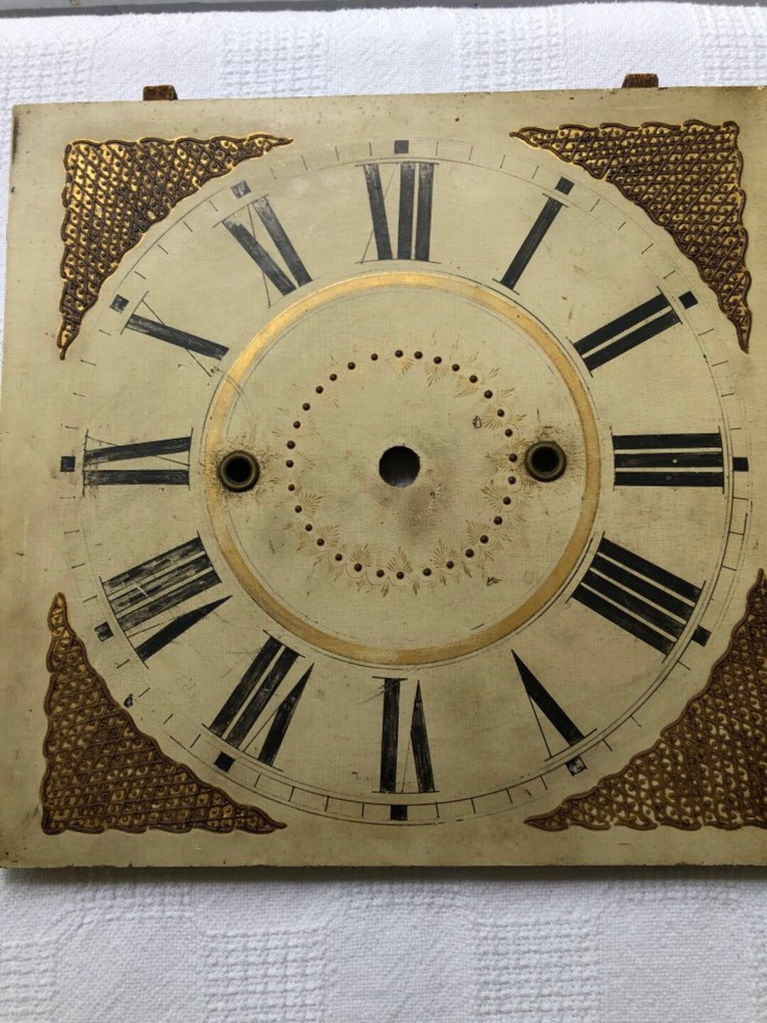 Antique Wood Clock Face - Etsy