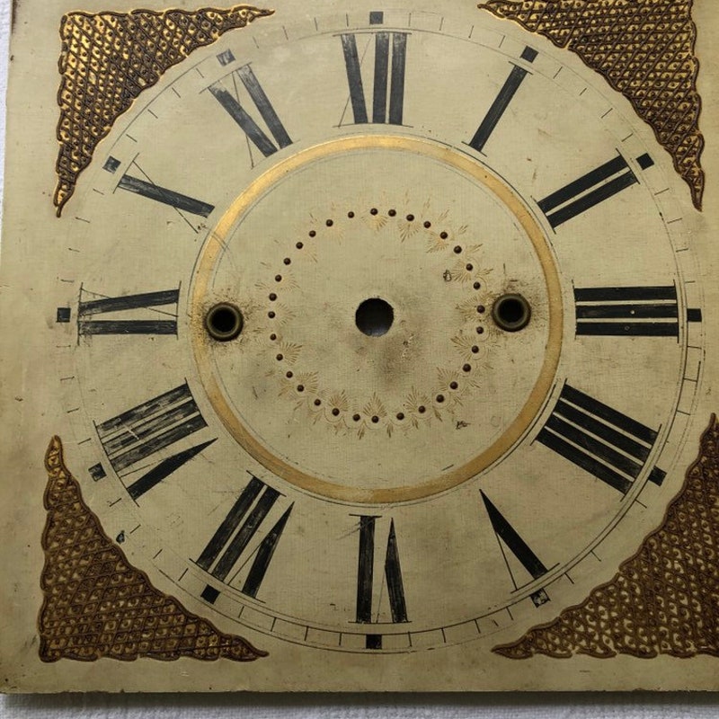 Antique Clock Face - Etsy