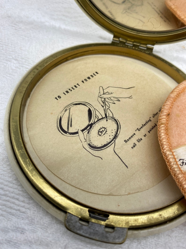 Rex Fifth Avenue Large Vintage Face Powder Compact With Mirror - Etsy
