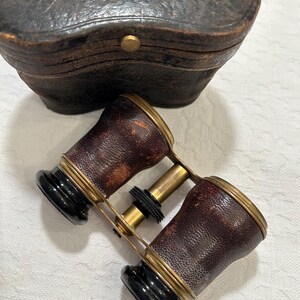 Chevalier Vintage Opera Glasses Binoculars With Leather Case - Etsy