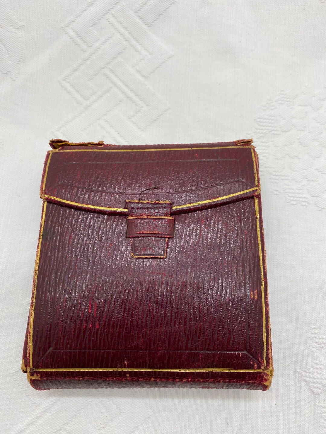 Vintage John James & Sons Redditch English Leather Needle Case - Etsy