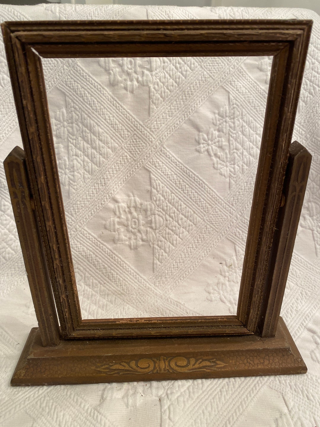 Art Deco Style Swing Frame Picture Frame Tabletop - Etsy