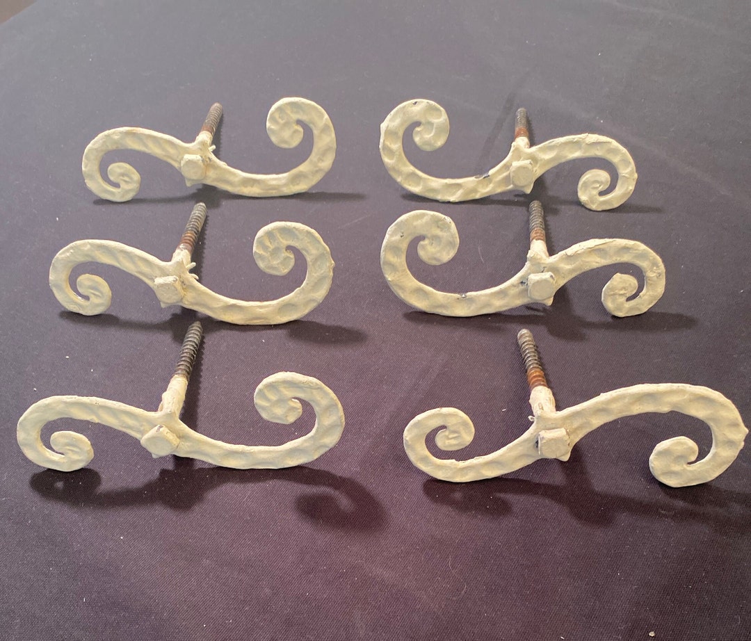 Set of 6 Cast Iron Vintage Shutter Dogs Hardware - Etsy