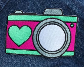 Camera Flash Embroidered Mini Sticker Patch - Etsy